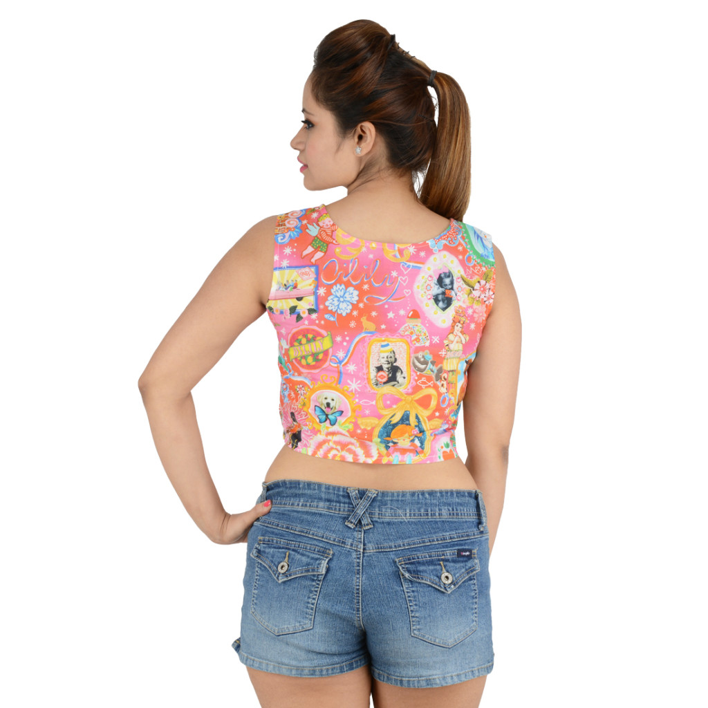 Girl's Cotton Crop Top • Vritti Designs