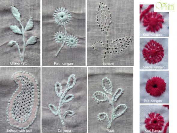 CHIKANKARI-THE DAMSEL IN DISTRESS • Vritti Designs