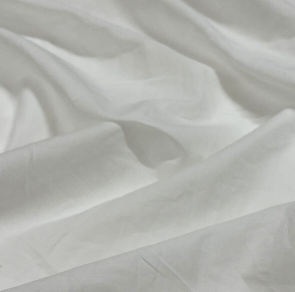 Recycled Fabric Elegance - White Voile • Vritti Designs